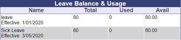 PowerTime Leave and Holiday | Focus Inc. - Home of Powertime Timesheet ...